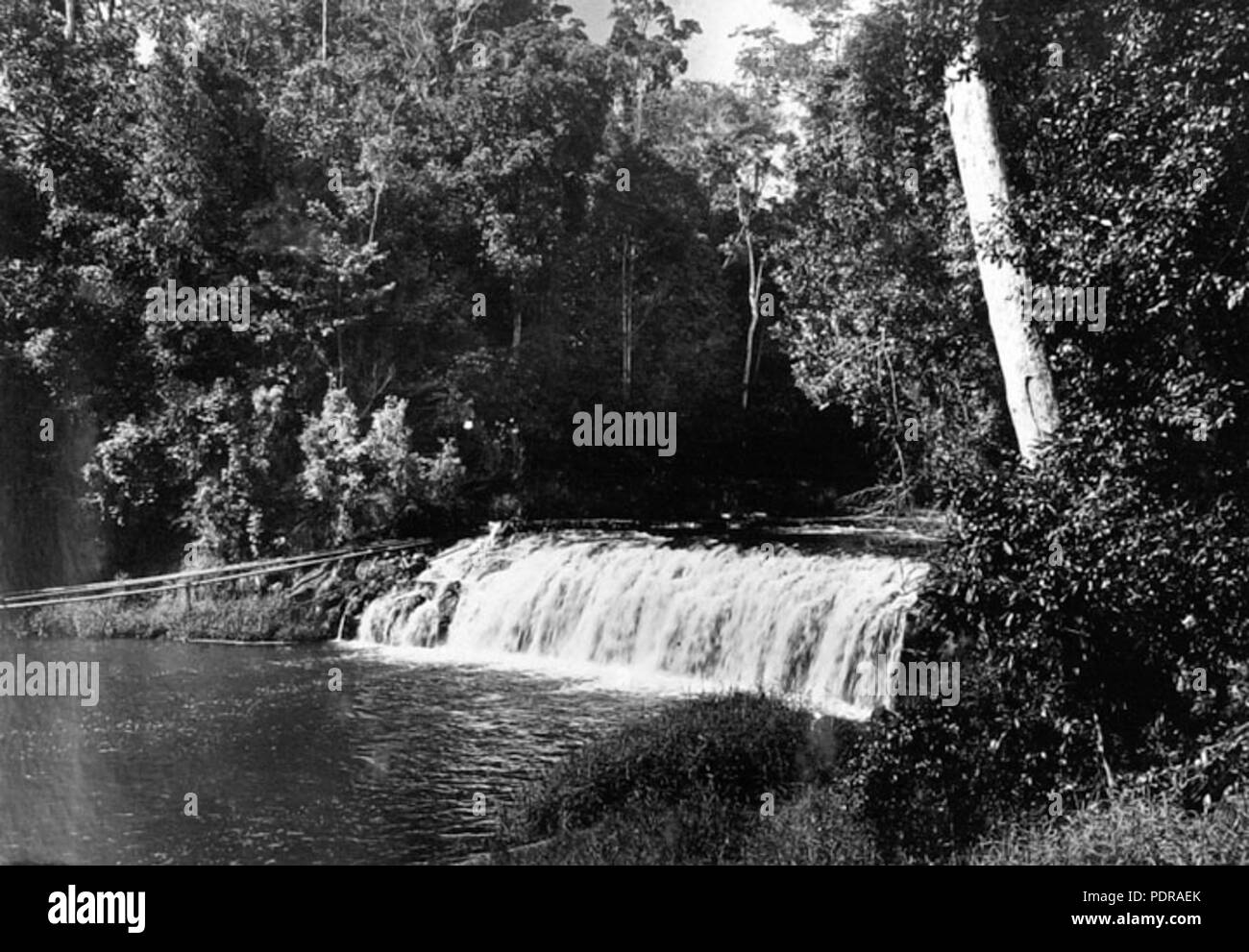 Malanda falls Black and White Stock Photos & Images - Alamy