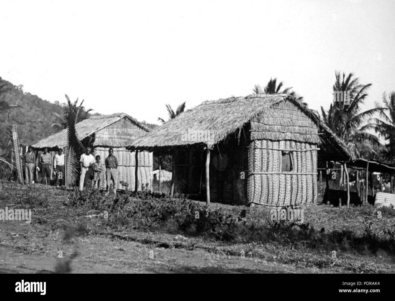 Aboriginal huts Black and White Stock Photos & Images - Alamy