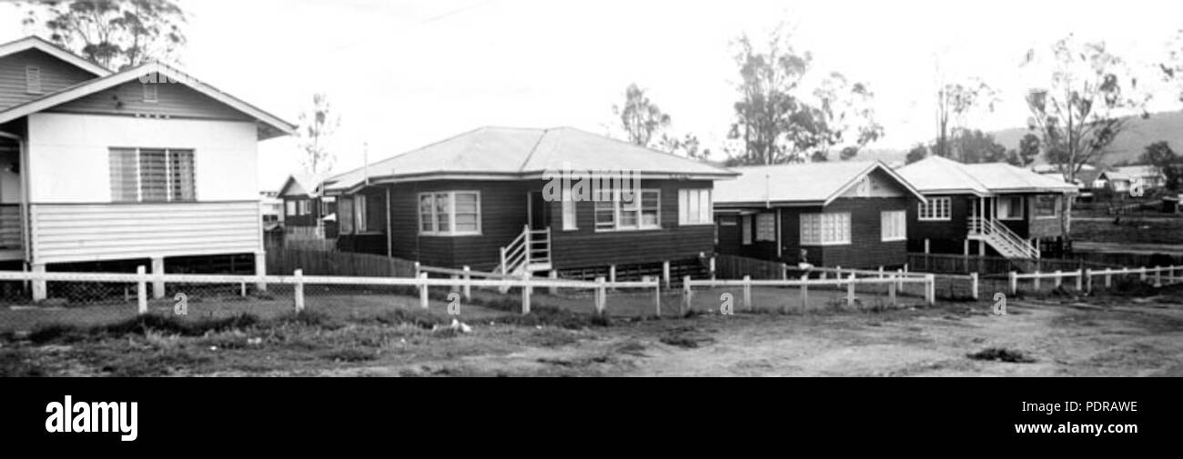 Queensland housing commission Black and White Stock Photos & Images - Alamy
