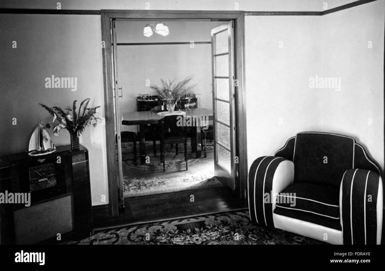 103 Queensland State Archives 1563 Interior house at East Street ...