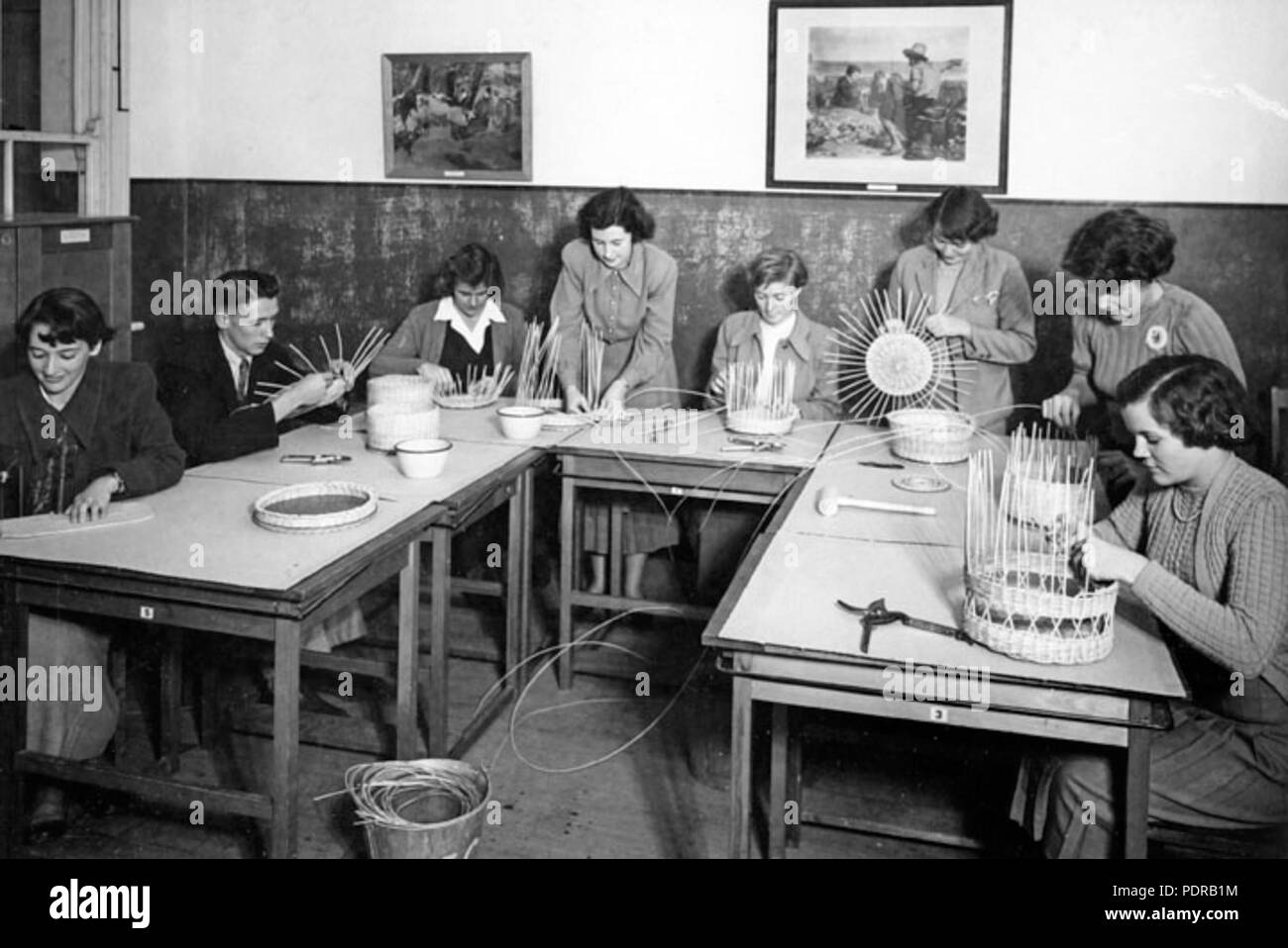 1950s teacher classroom hi-res stock photography and images - Alamy