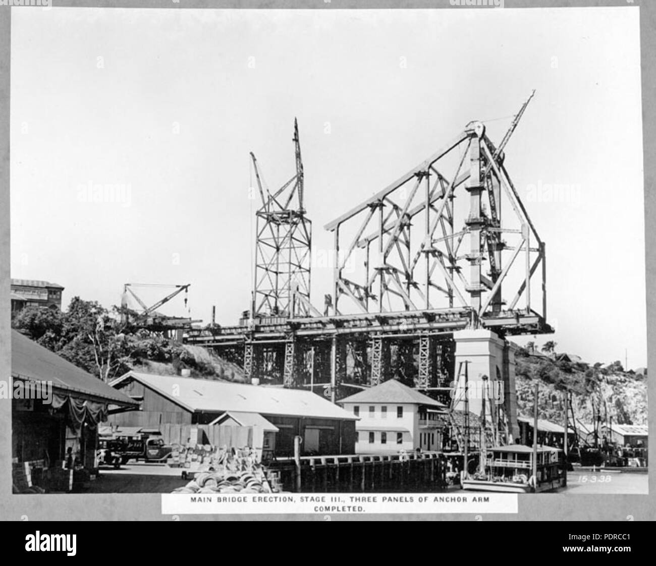 111 Queensland State Archives 3627 Main bridge erection stage 3 three ...