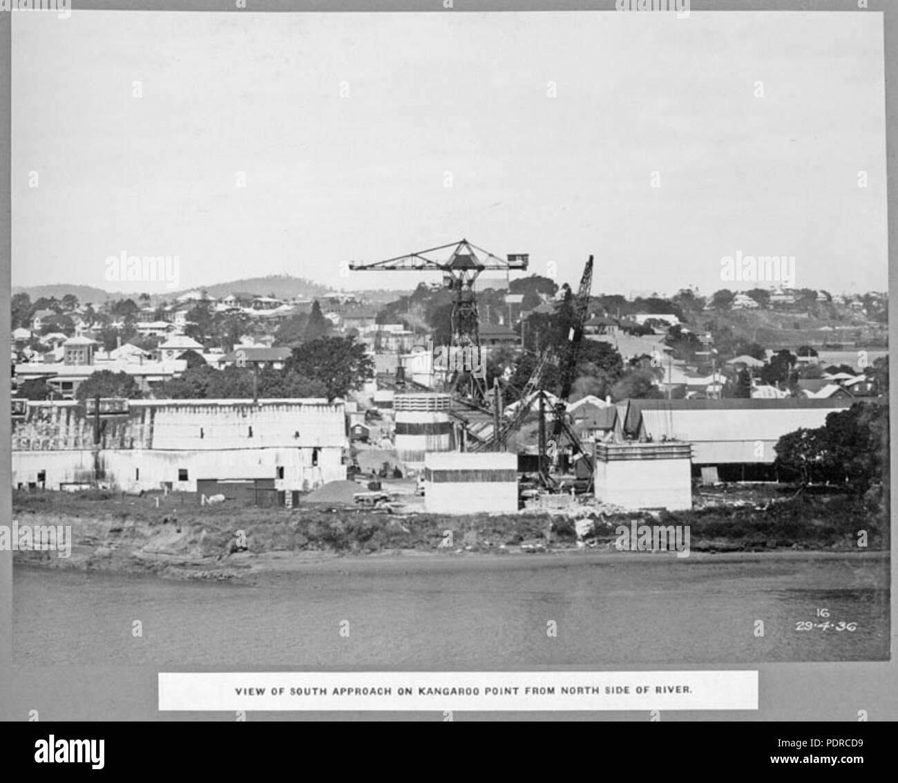 South bank on river Black and White Stock Photos & Images - Alamy