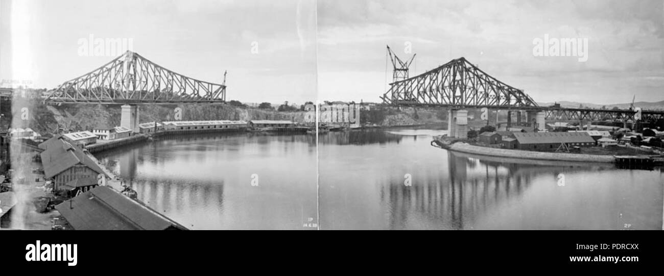 113 Queensland State Archives 4001 Panorama of the Story Bridge during ...