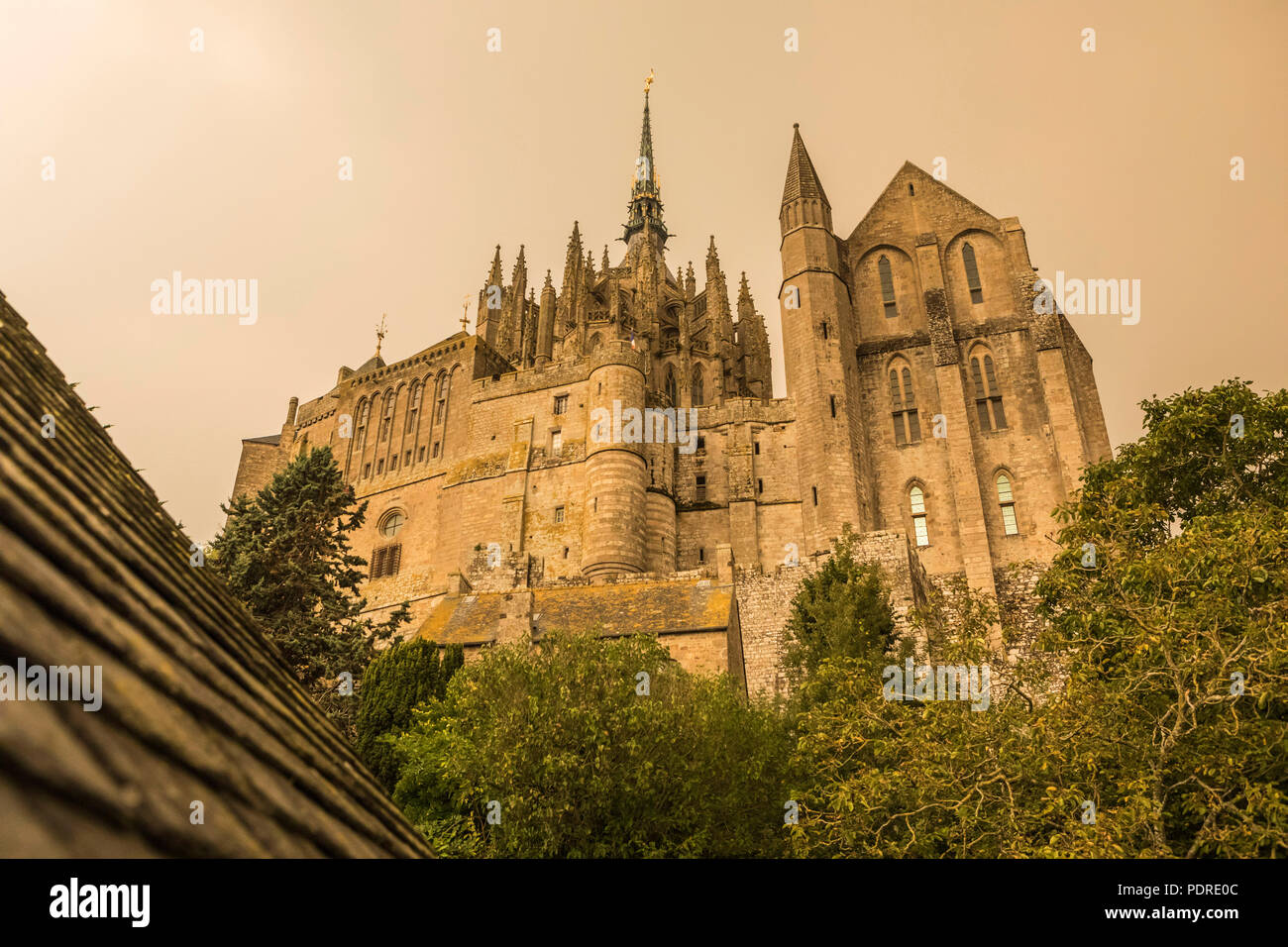Le Mont Saint-Michel (Saint Michael's Mount), Normandy, north-western ...