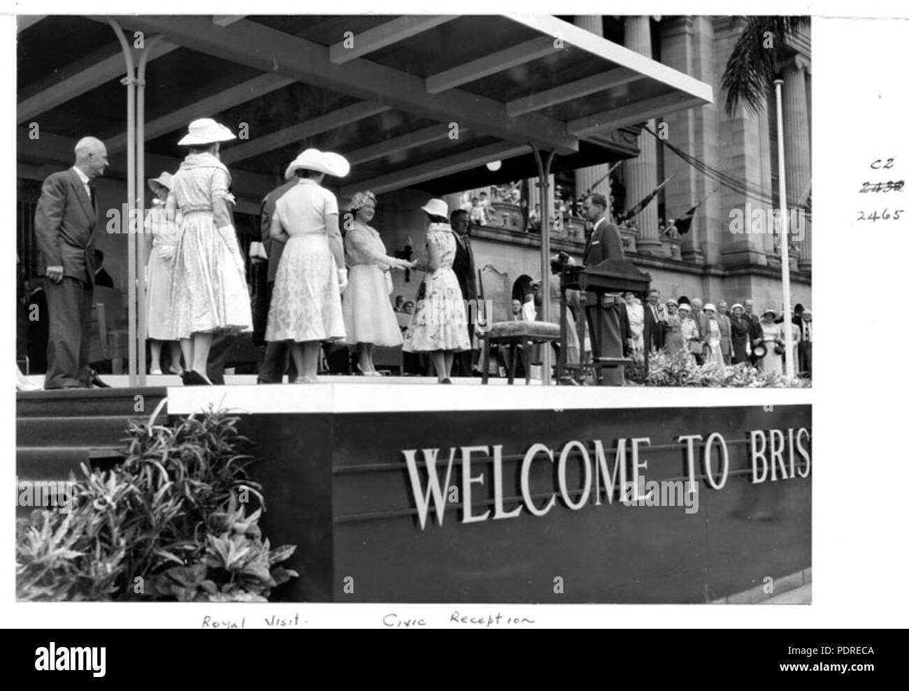 122 Queensland State Archives 7932 Civic reception for Her Majesty ...