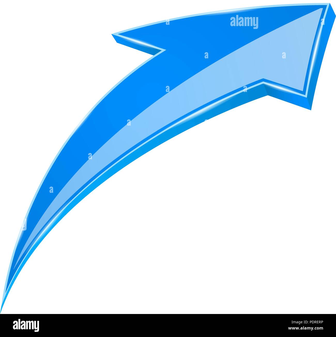 Direction arrow up icon Stock Vector Images - Alamy