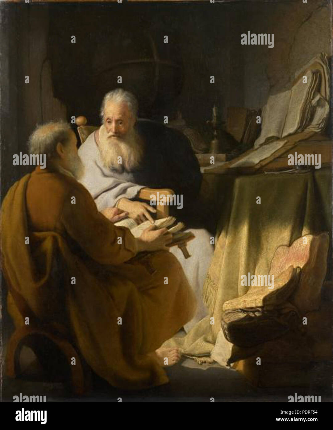 Two old men disputing hi-res stock photography and images - Alamy