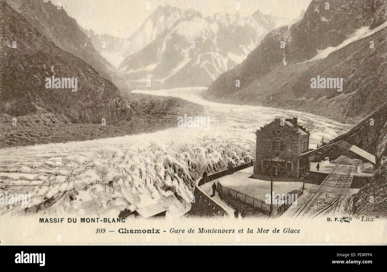 La gare de montenvers chamonix hi-res stock photography and images - Alamy