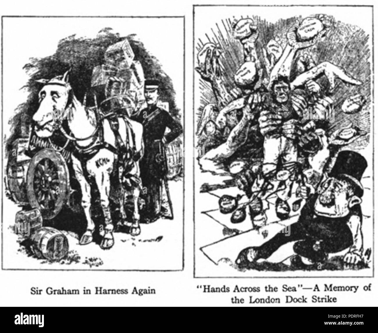 Political humor cartoons Black and White Stock Photos & Images - Alamy