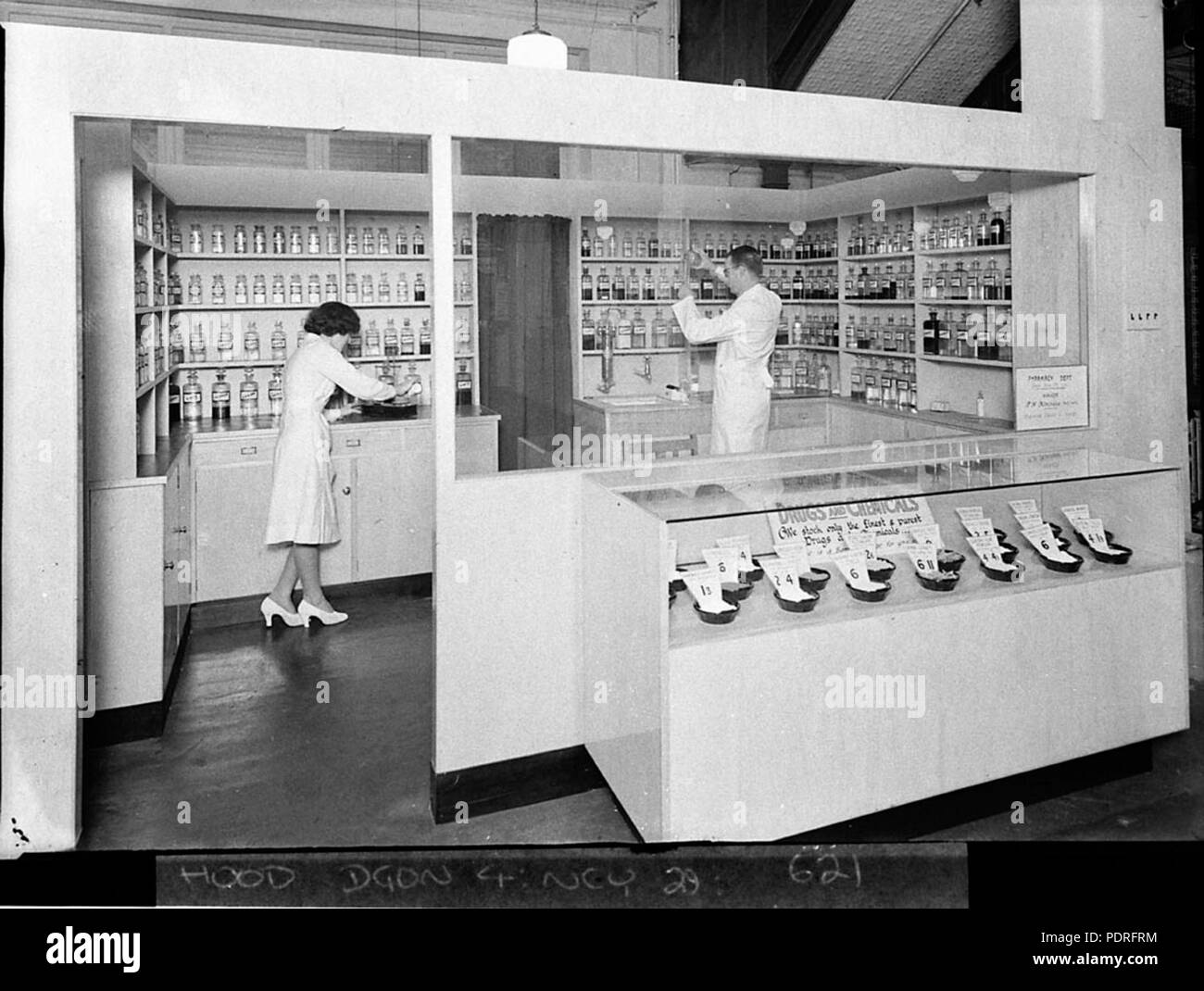 Early 1900s pharmacists Black and White Stock Photos & Images - Alamy