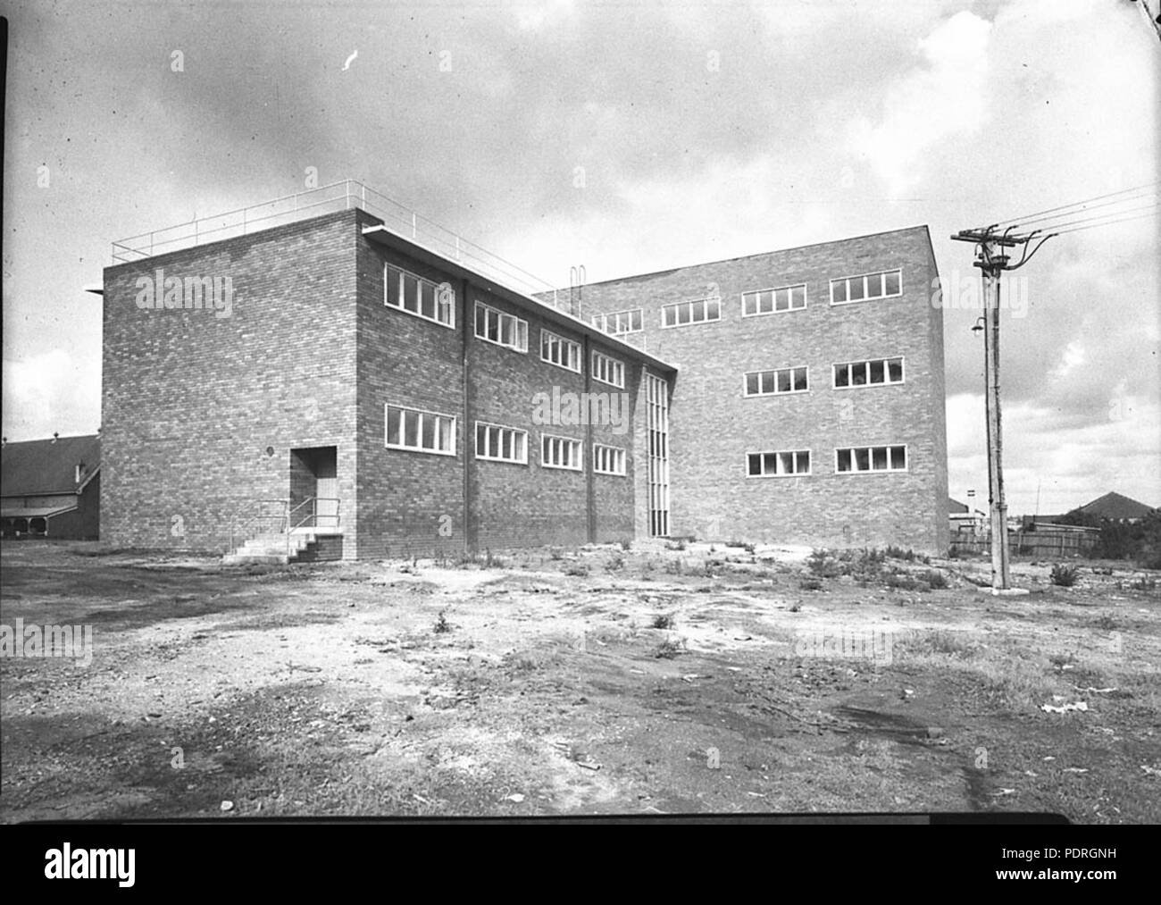 Technical school building Black and White Stock Photos & Images - Alamy