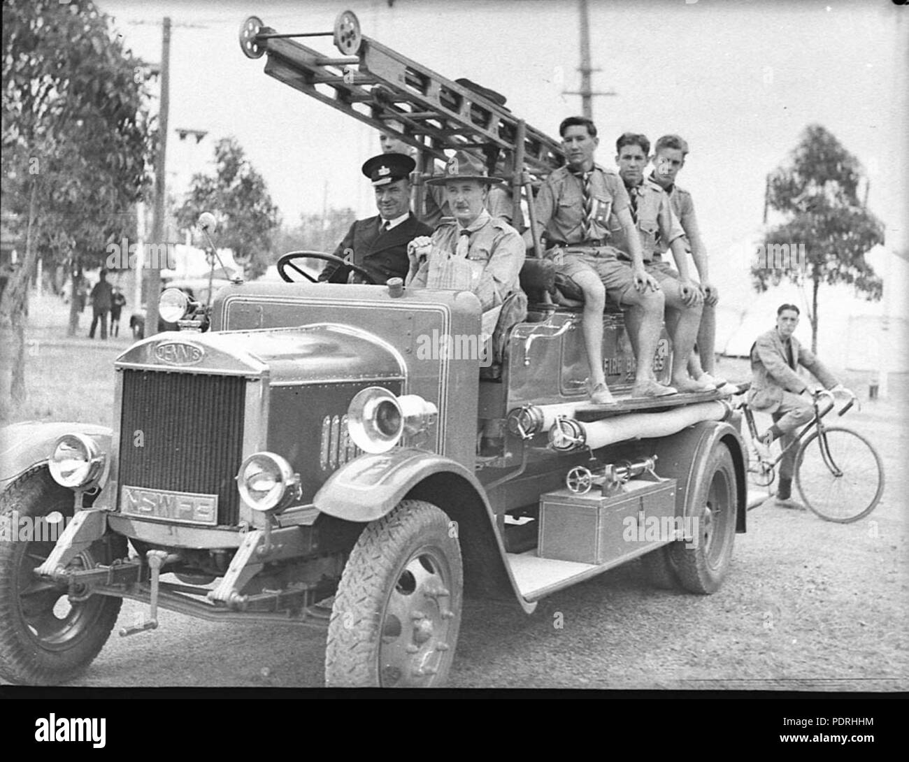 Australian scouts jamboree Black and White Stock Photos & Images - Alamy
