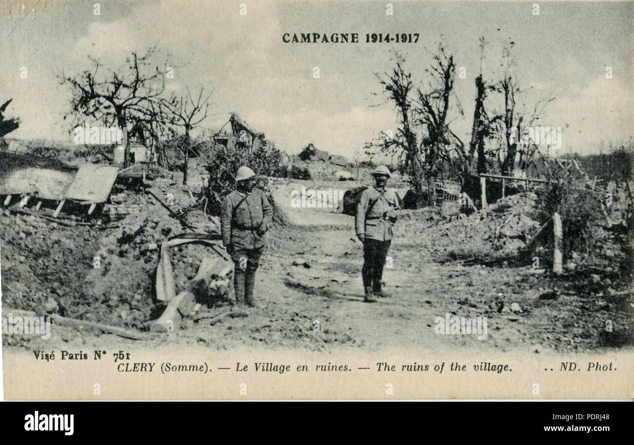 Village en ruines 1917 hi-res stock photography and images - Alamy