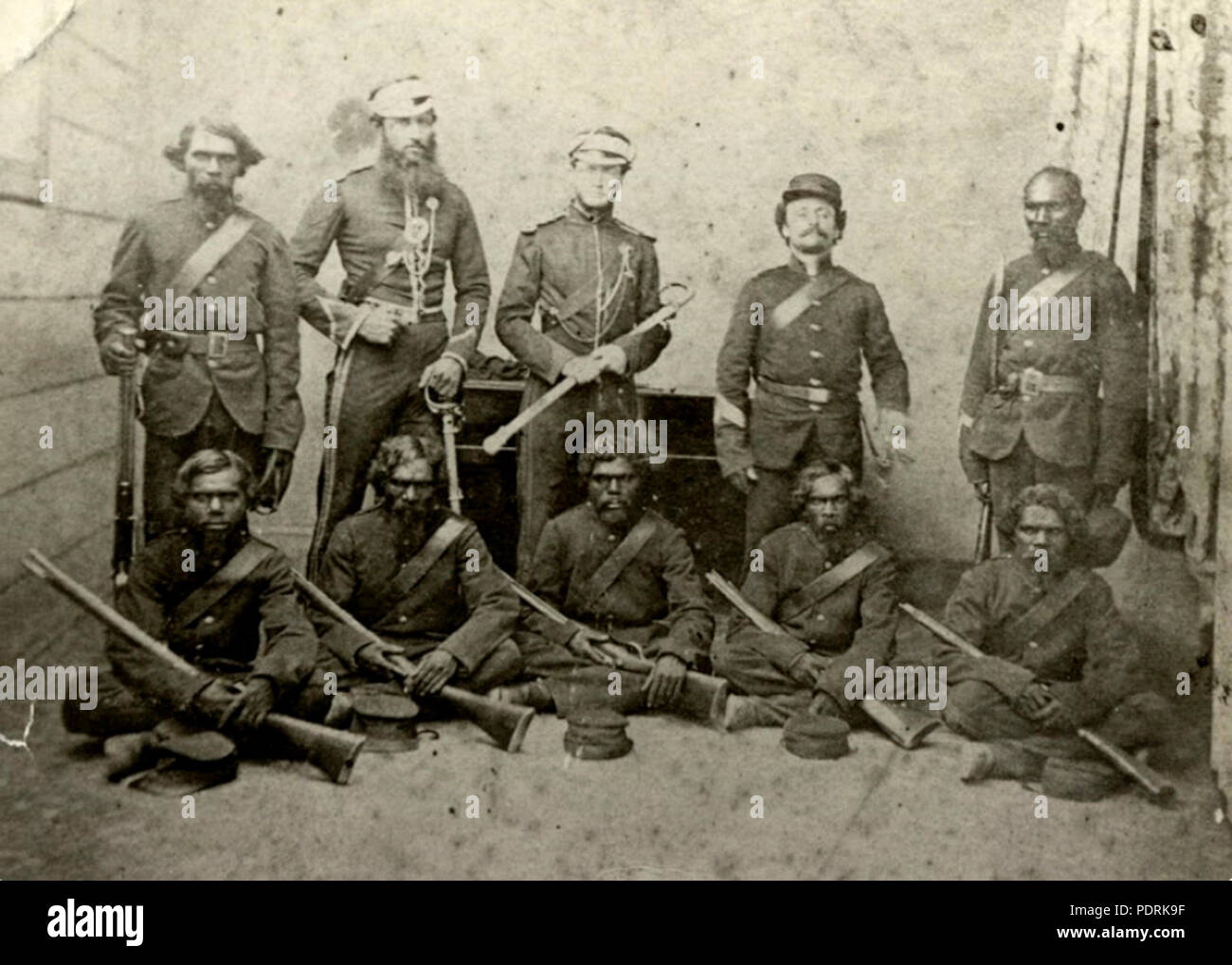 100 Queensland Native Police 1864 Stock Photo - Alamy