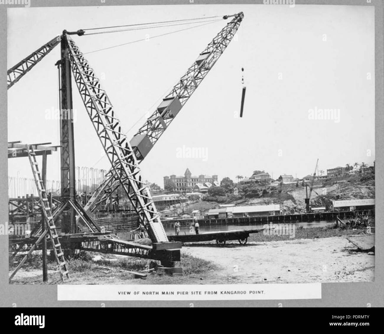 109 Queensland State Archives 3136 View of north main pier site from ...