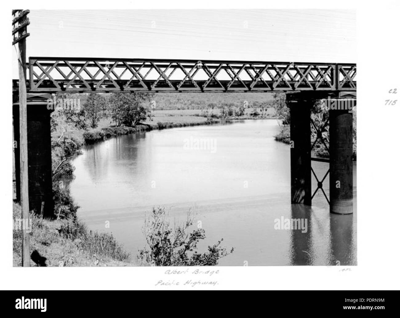 116 Queensland State Archives 4675 Railway Bridge over the Albert River ...