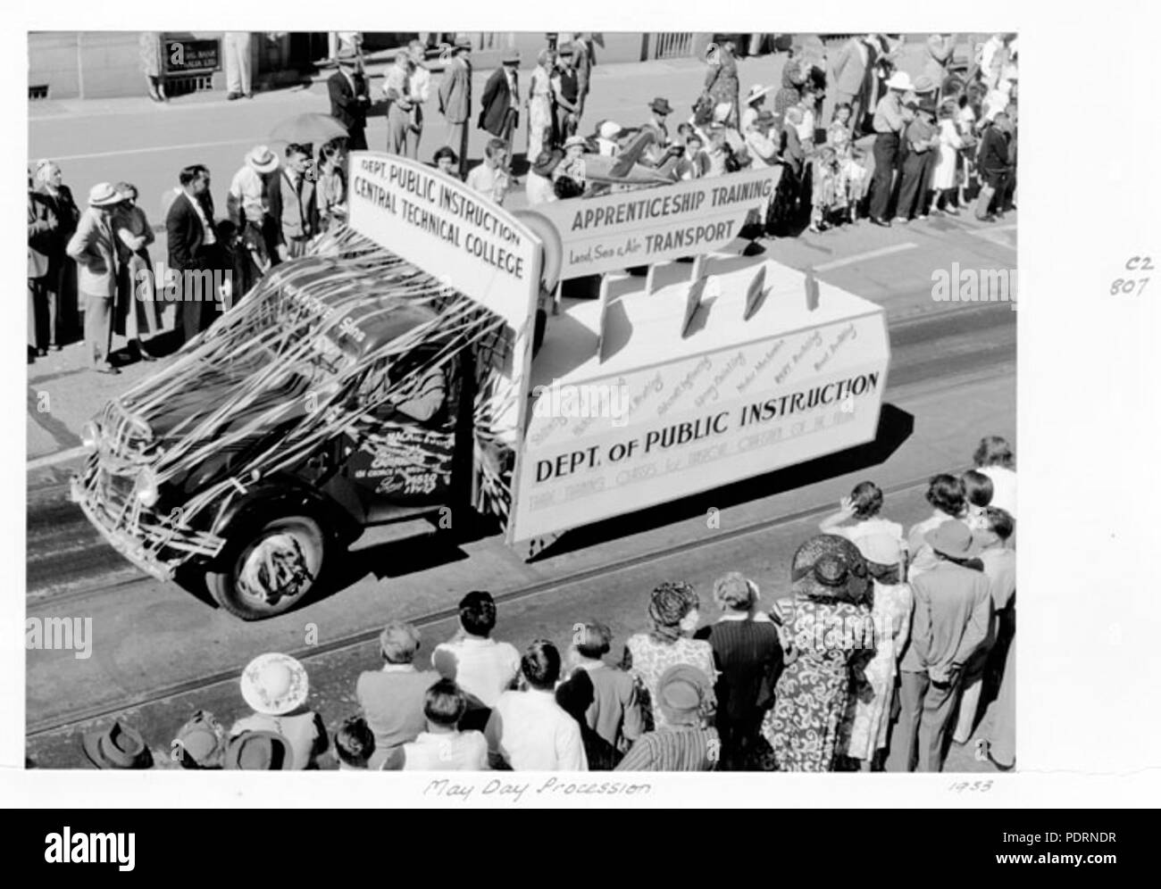 117 Queensland State Archives 4758 May Day Procession May 1953 Stock ...
