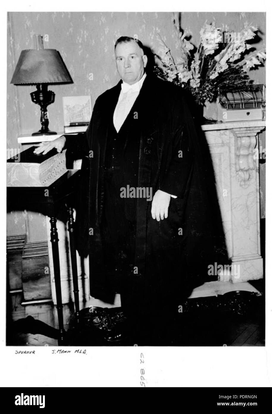 117 Queensland State Archives 4822 Opening of Parliament Speaker J Mann ...