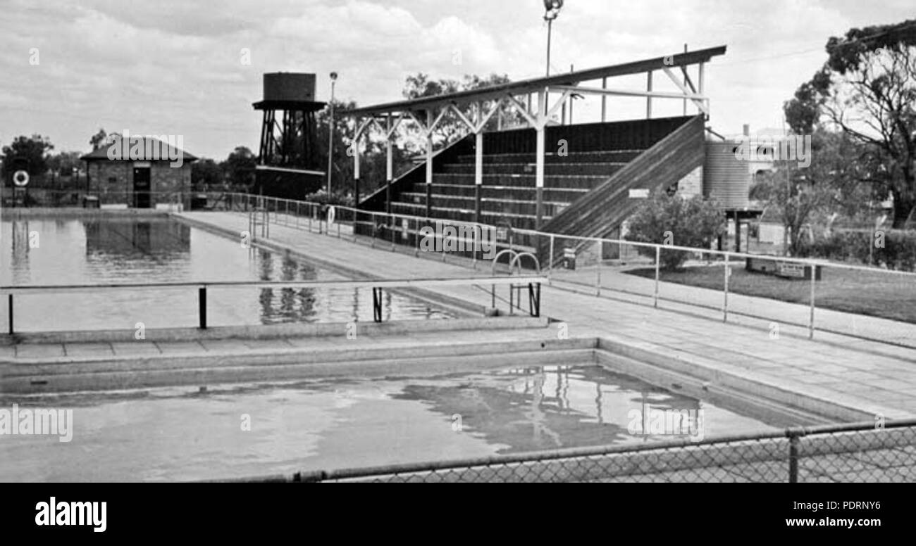 Olympic swimming pool Black and White Stock Photos & Images - Alamy