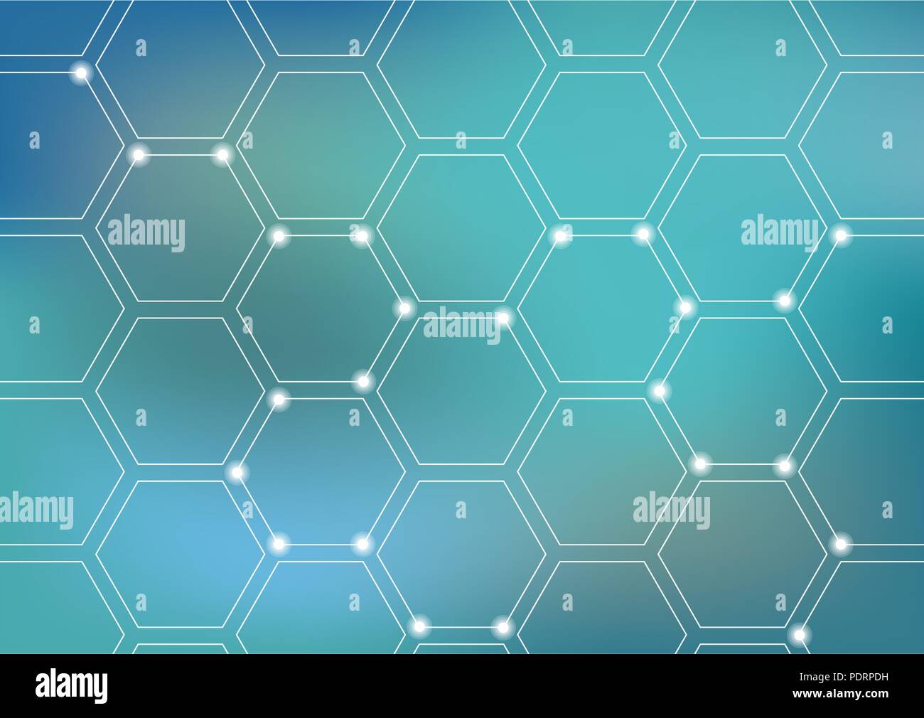 Vector neural network connected Stock Vector Images - Alamy