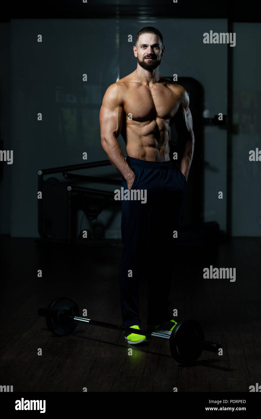 Handsome Good Looking And Attractive Young Man With Muscular Body ...