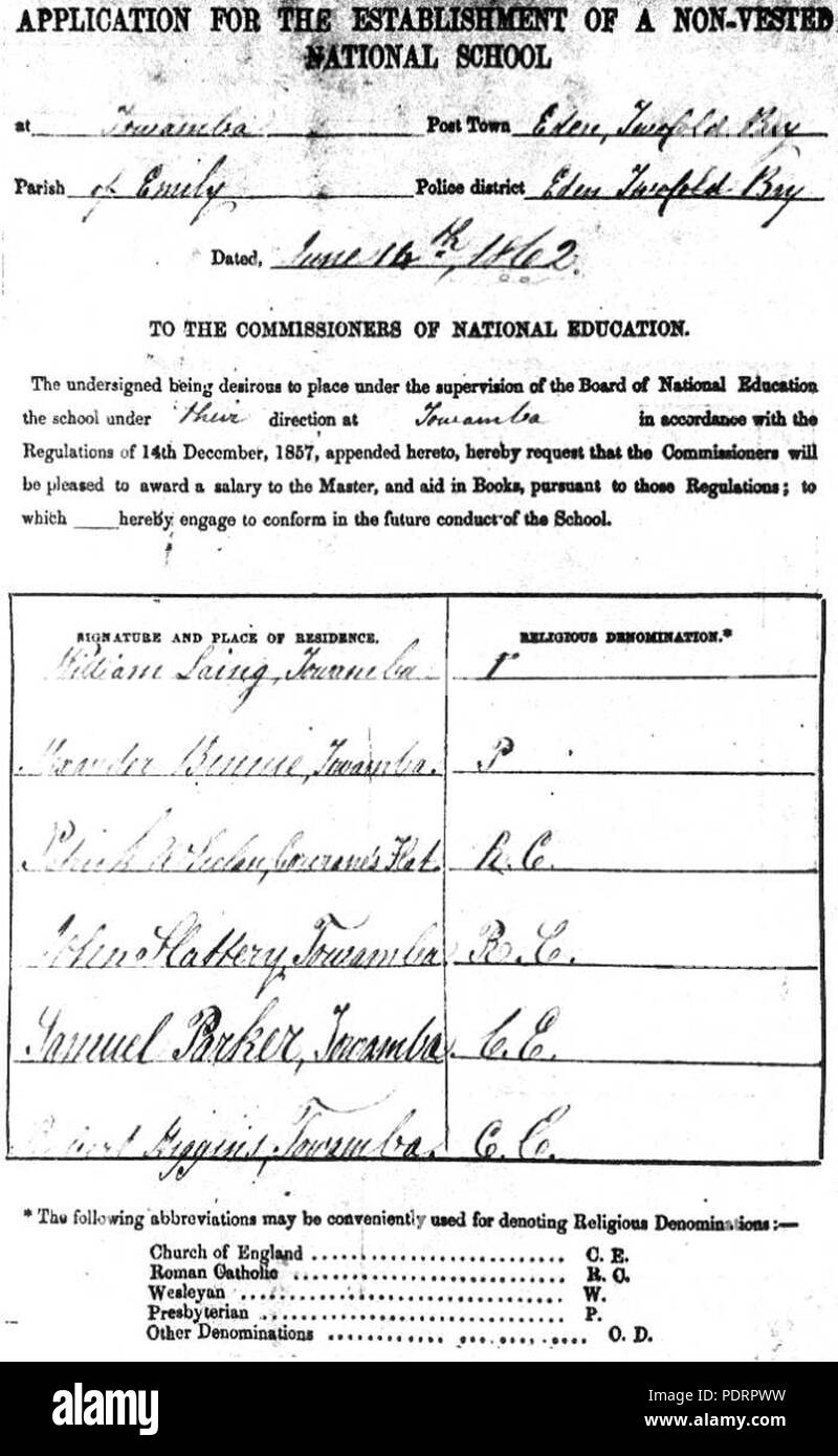 Student information form Black and White Stock Photos & Images - Alamy