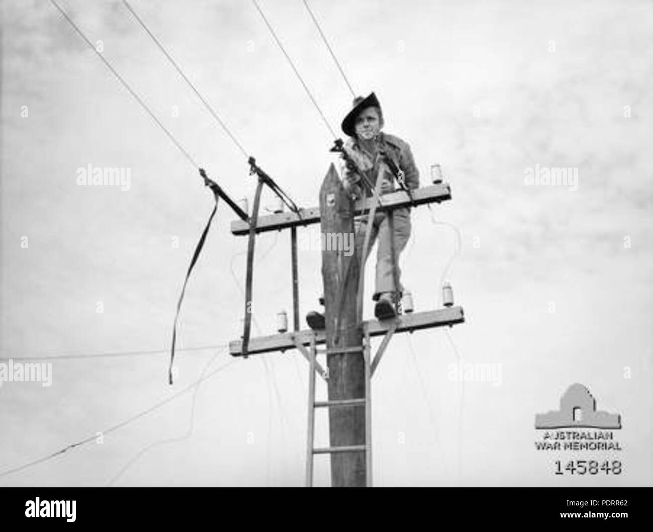 130 Signals linesman Stock Photo - Alamy
