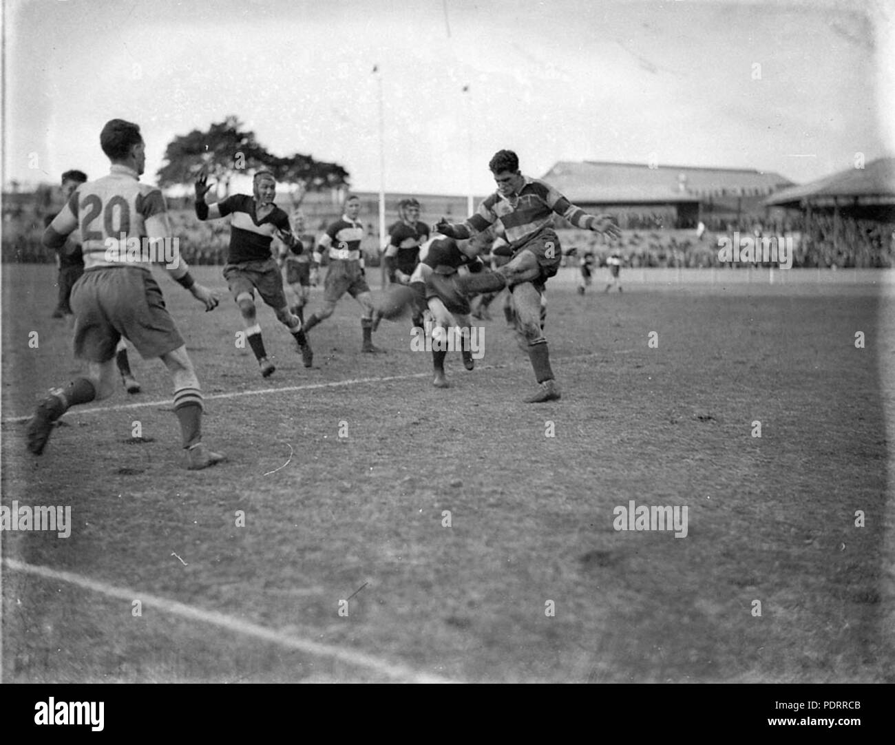 131 SLNSW 10068 Rugby League at the Cricket Ground Stock Photo - Alamy