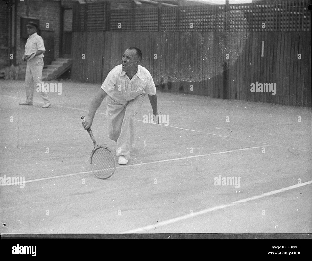 136 SLNSW 14292 Final of Interstate Tramways Tennis at Strathfield ...