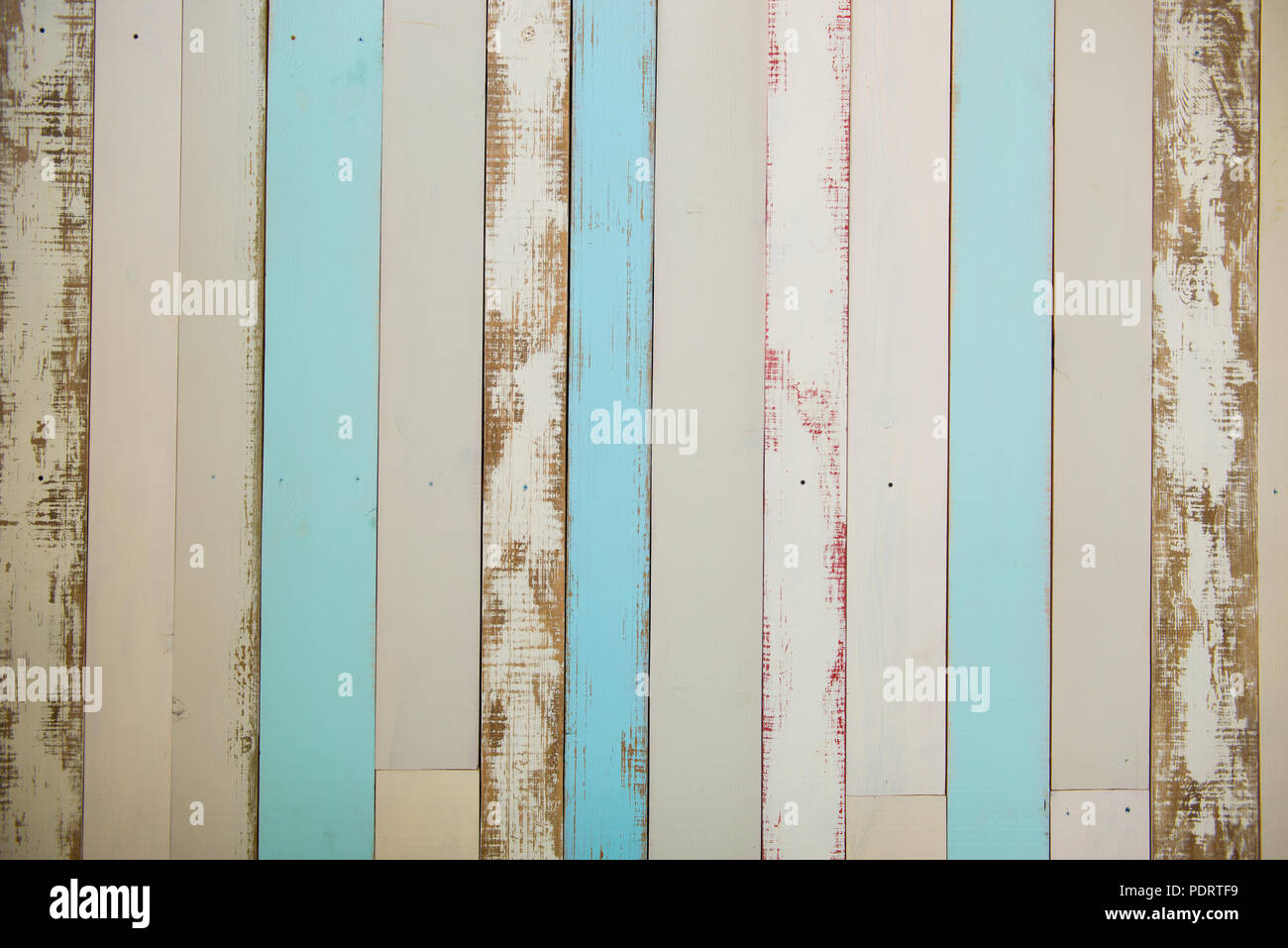 Wall made of multi-colored wooden boards. Abstract grunge wood texture ...