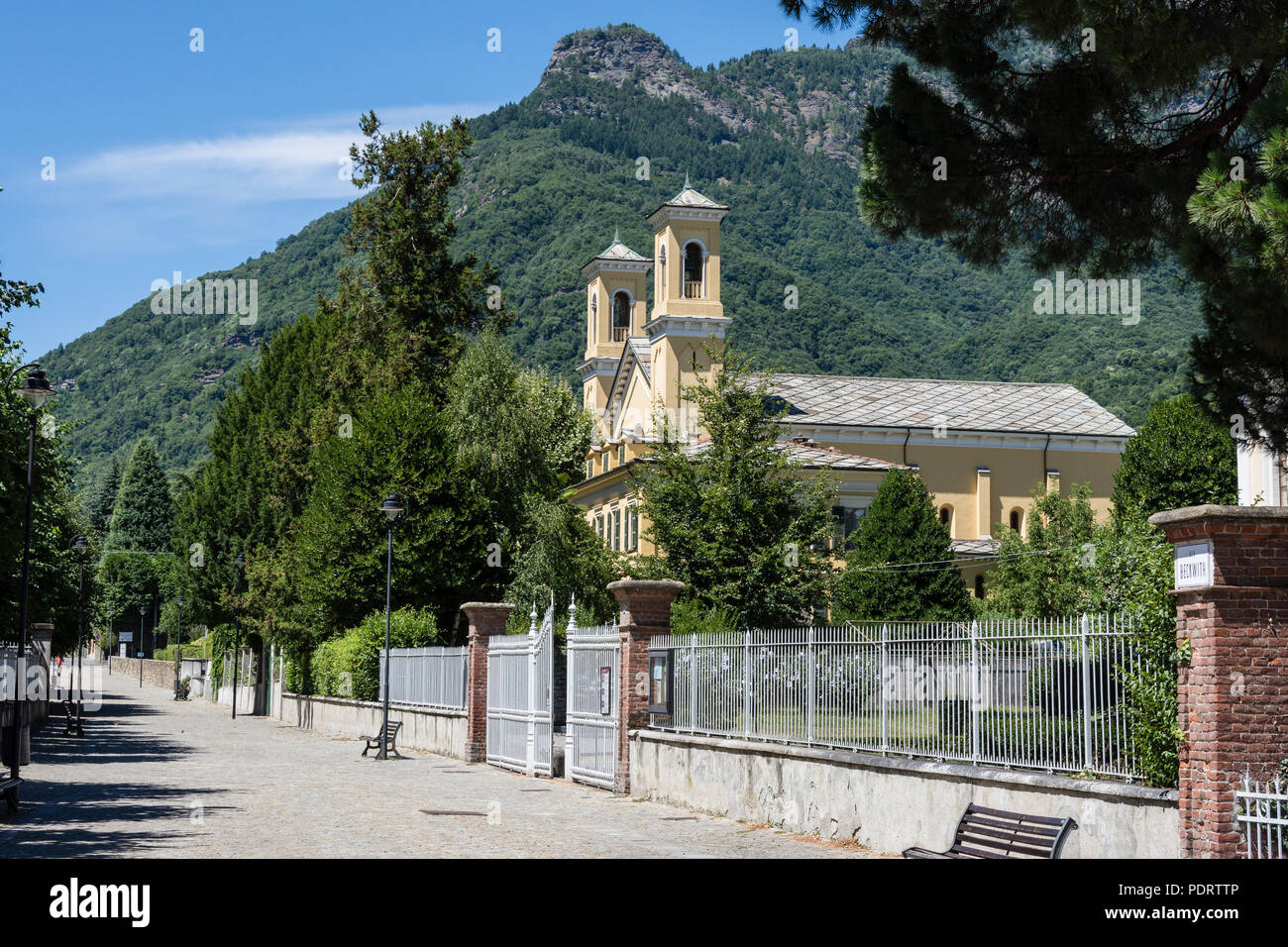 Casa Valdese, Via Beckwith, Torre Pellice, Val Pellice, Piemont, Italy ...