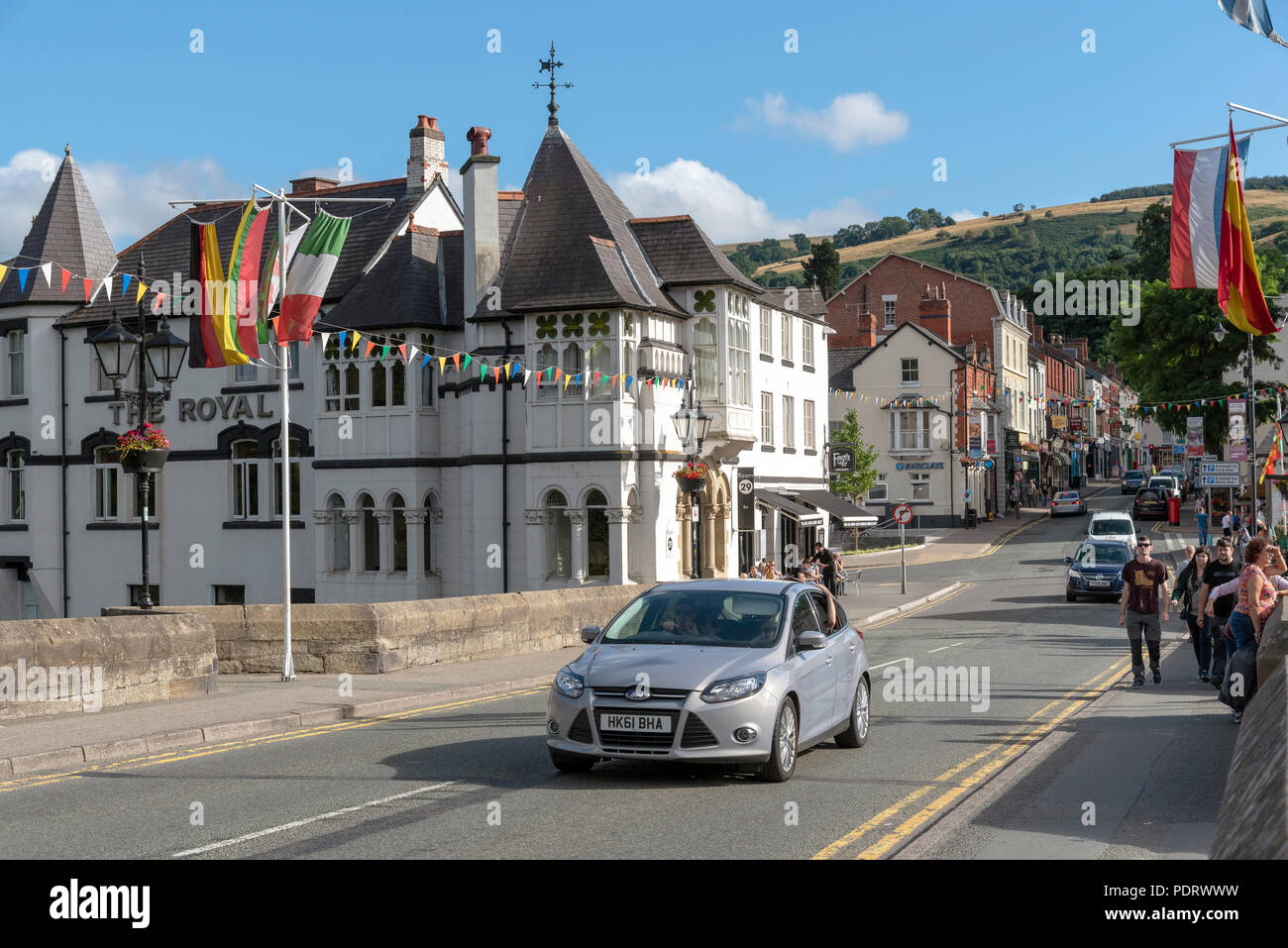 Llangollen, Denbighshire, North Wales, UK. A popular tourist attraction ...