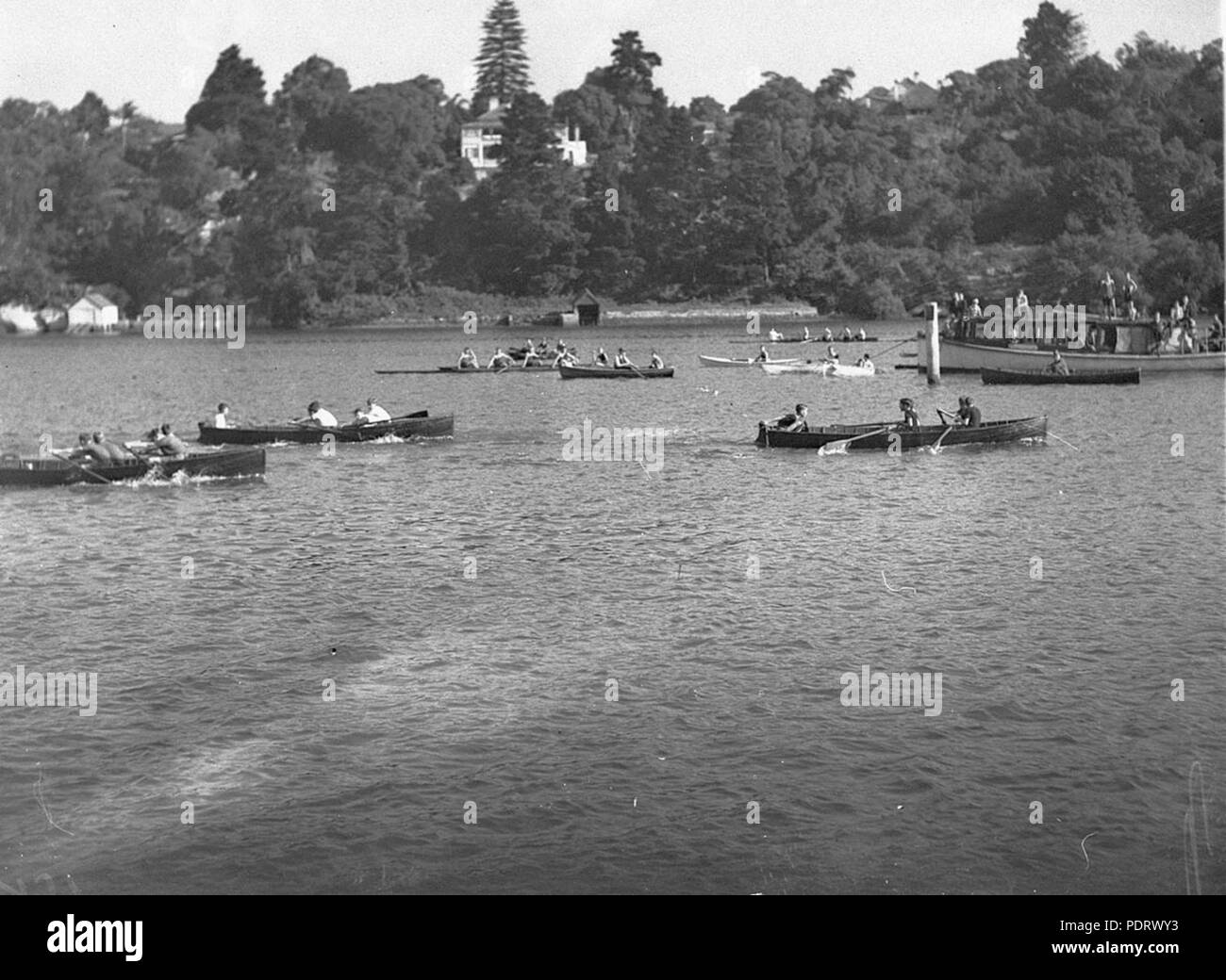 Olympic boat race Black and White Stock Photos & Images - Alamy