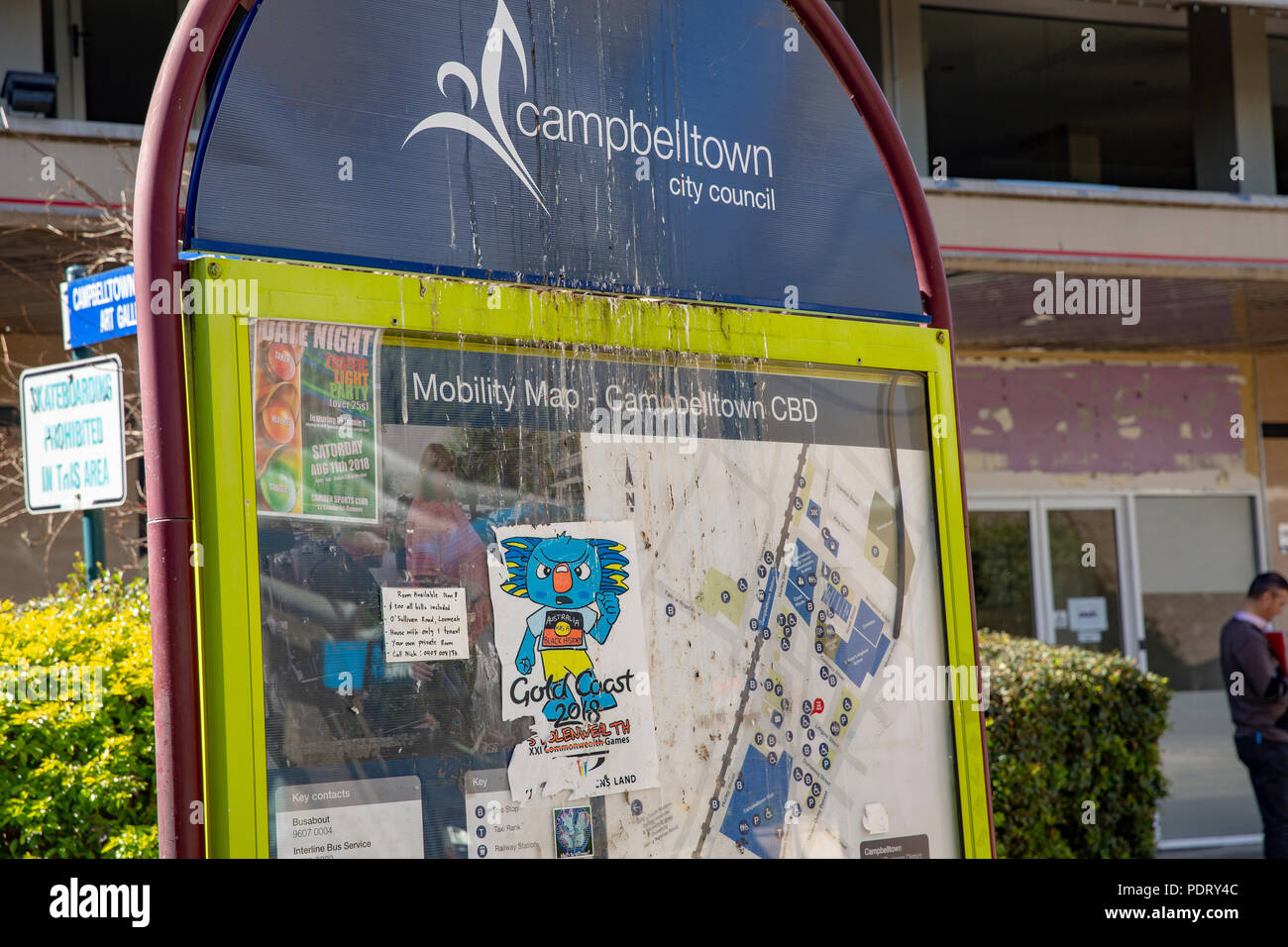 Campbelltown city centre, in south west Sydney,Australia Stock Photo ...