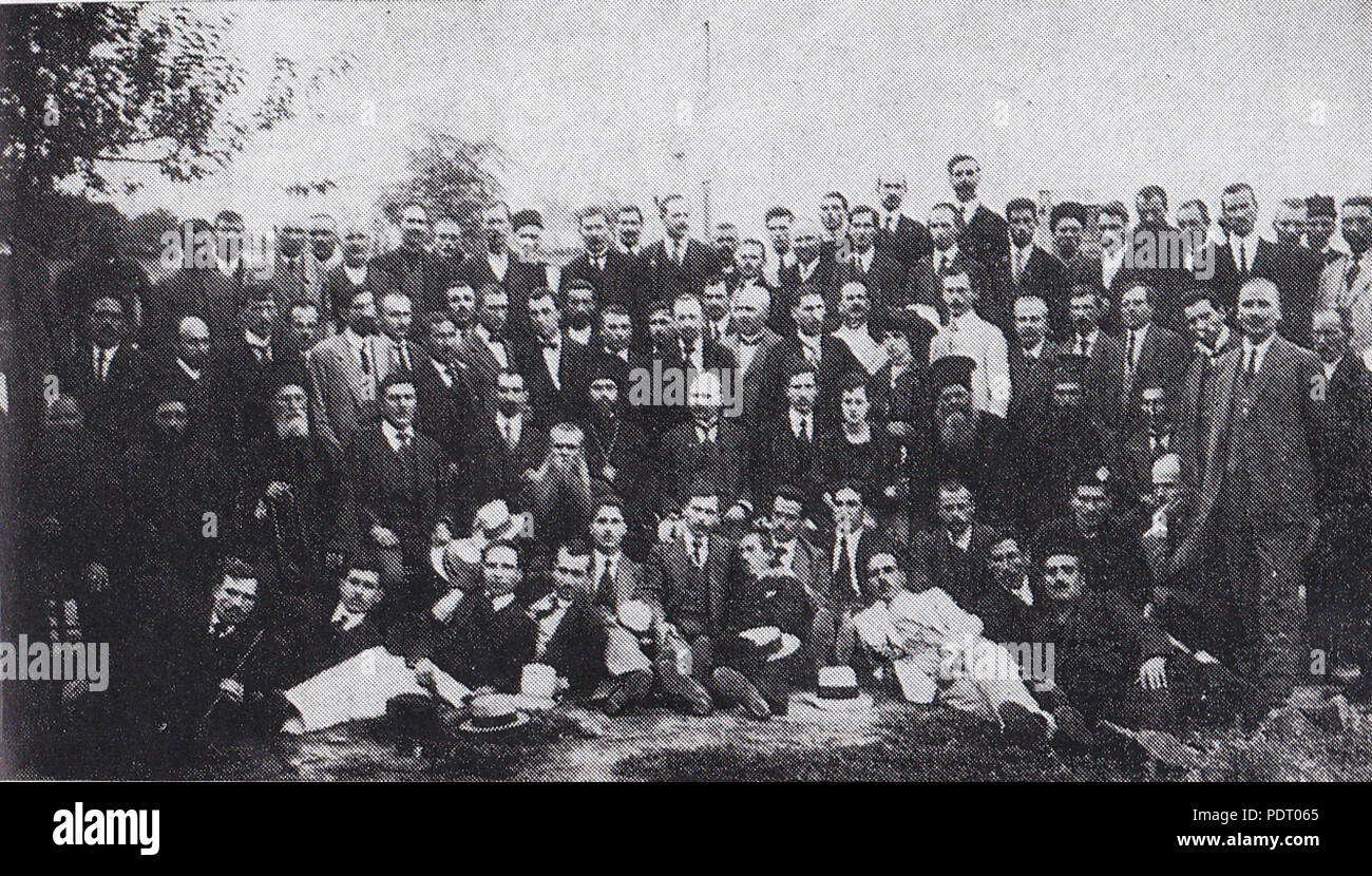 111 Delegats of Odrin kongres in 1919 Stock Photo - Alamy