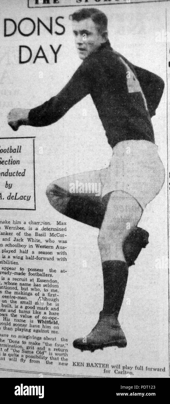 75 Ken Baxter 1939 Stock Photo - Alamy