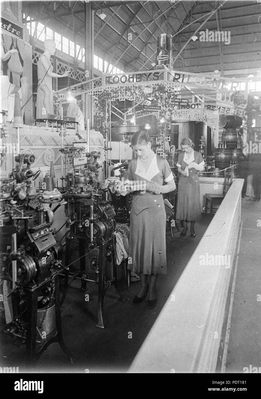 Textile exhibit Black and White Stock Photos & Images - Alamy