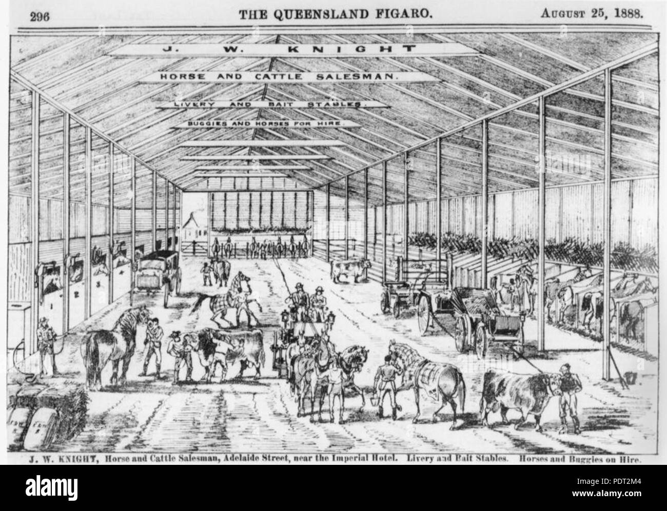 Livery stables Black and White Stock Photos & Images - Alamy