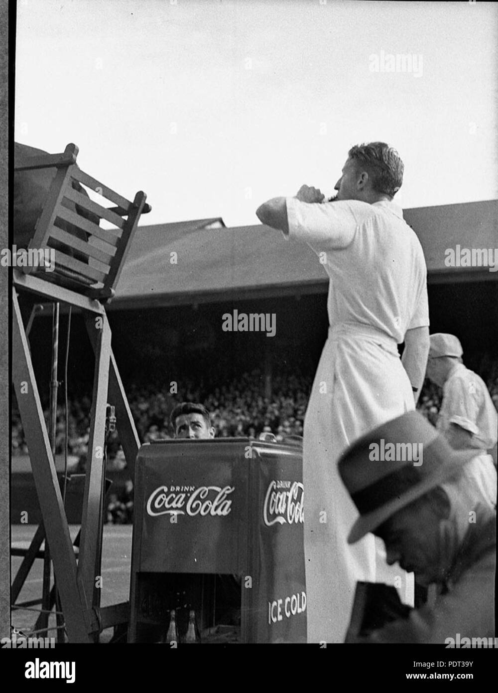 Tennis courts in recreation Black and White Stock Photos & Images - Alamy