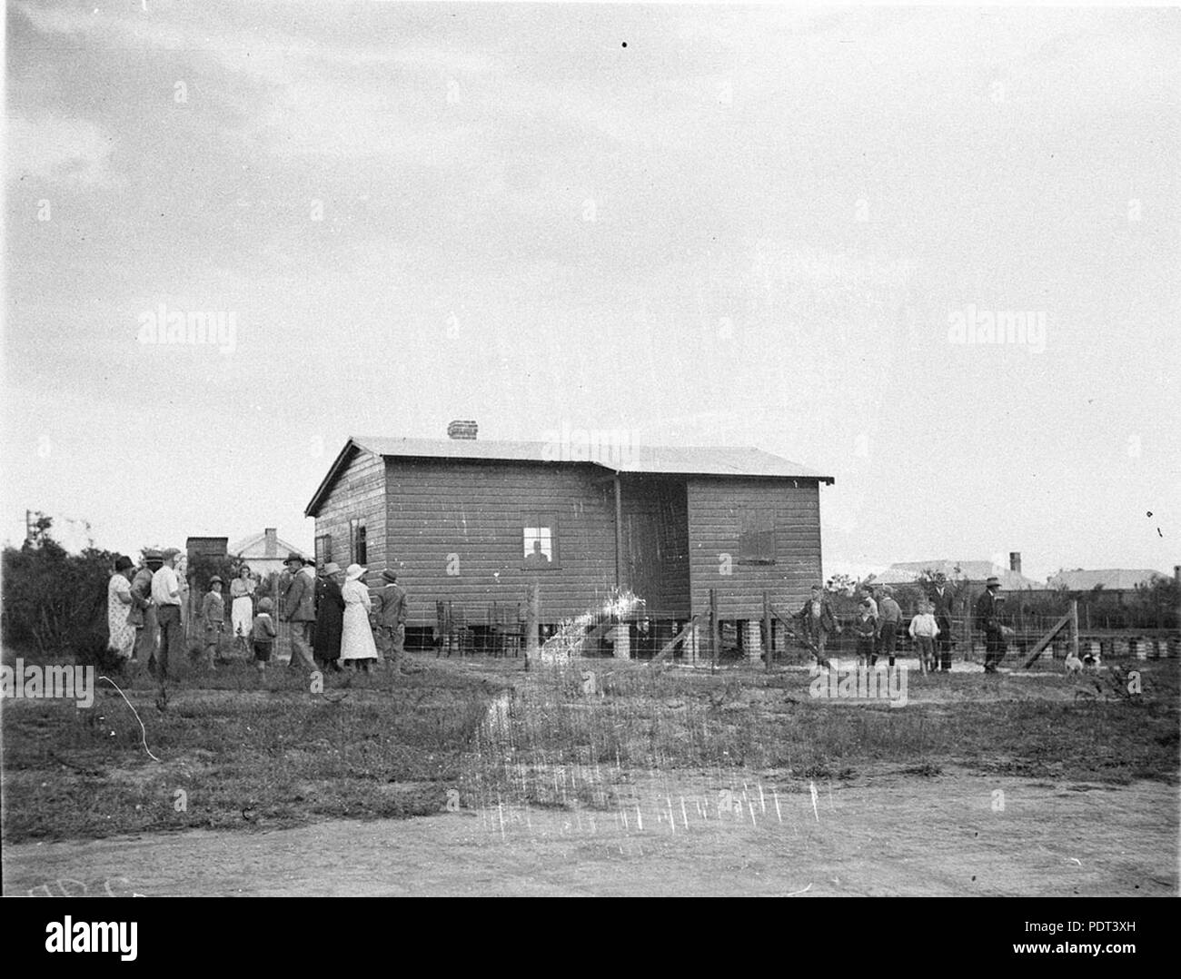 171 SLNSW 7312 A voluntary labour housing project Stock Photo - Alamy