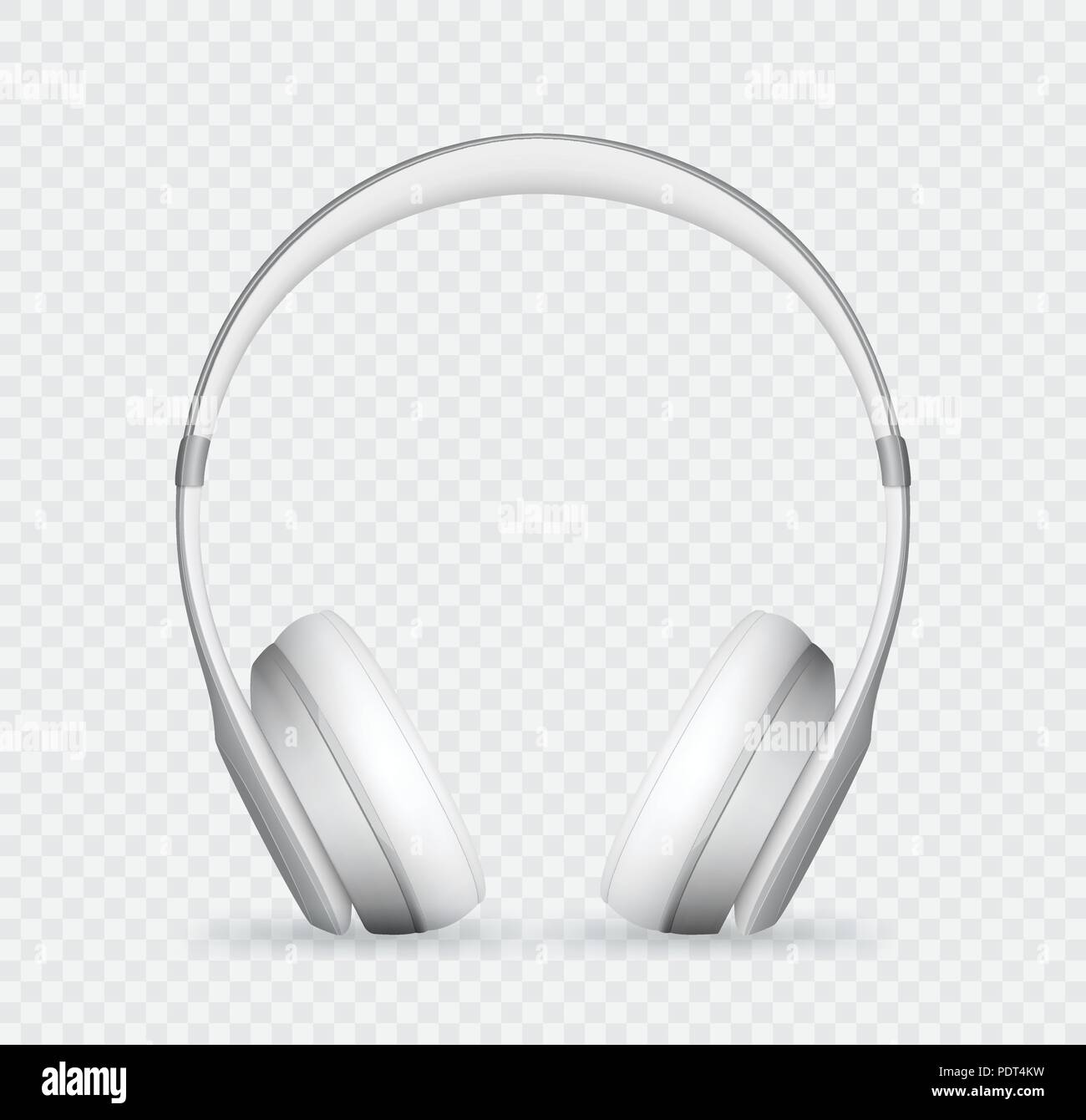 Vector realistic headphone for element advertising music festival Stock ...