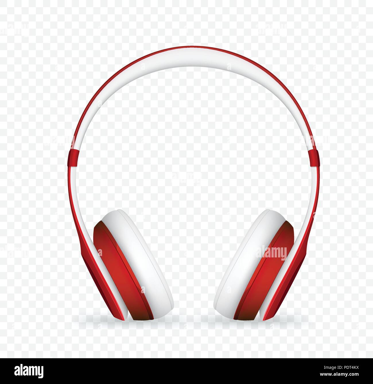 Vector realistic headphone for element advertising music festival Stock ...