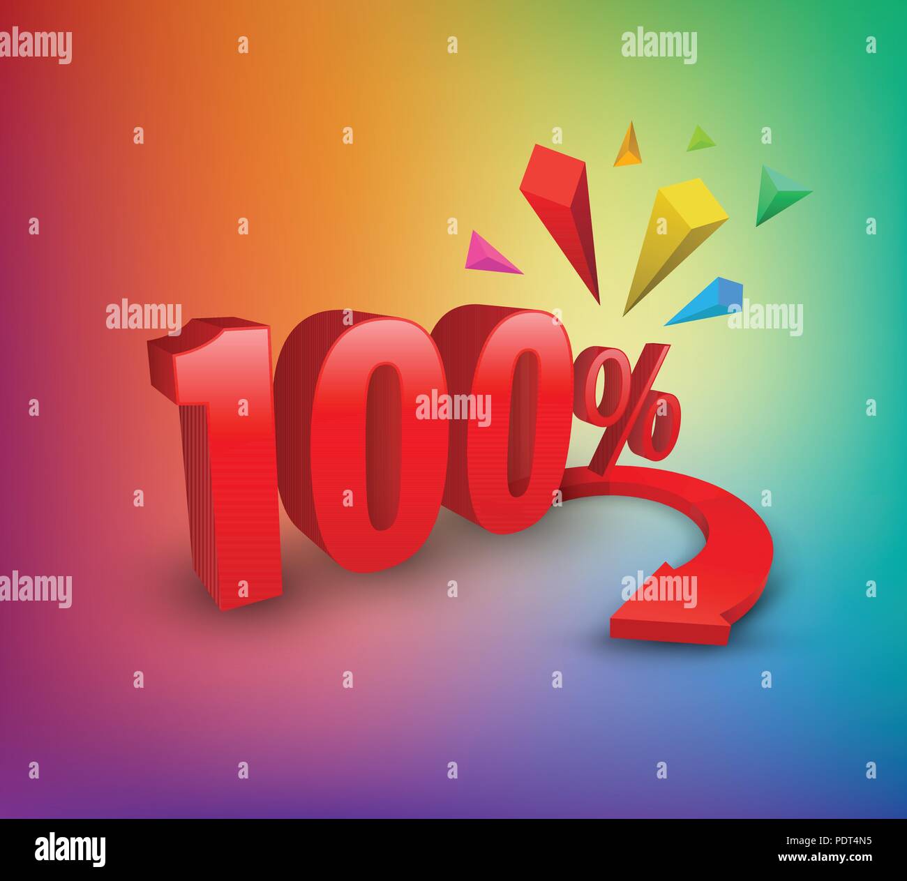 One percent illustration Stock Vector Images - Alamy