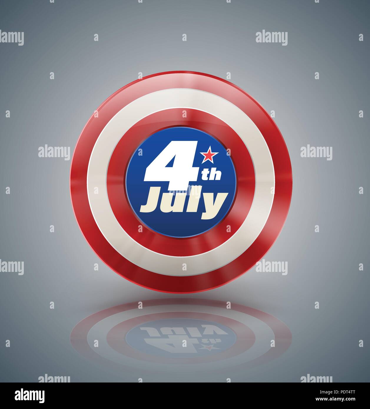 4th of july star circle illustration Stock Vector Images - Alamy