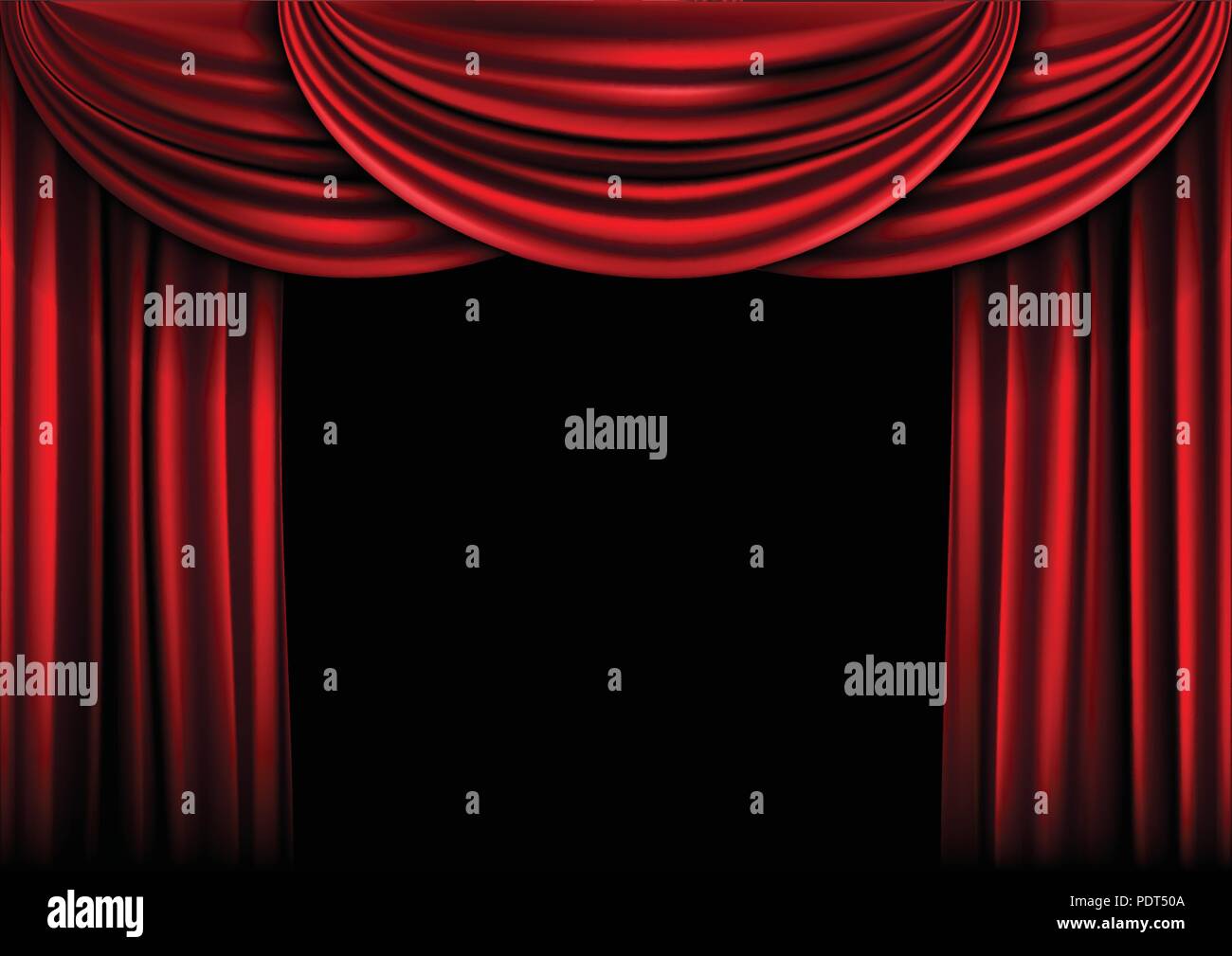 Background curtain stage. Vector illustration Stock Vector Image & Art ...