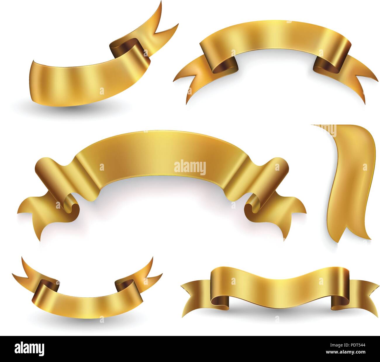 Gold Banner Vector