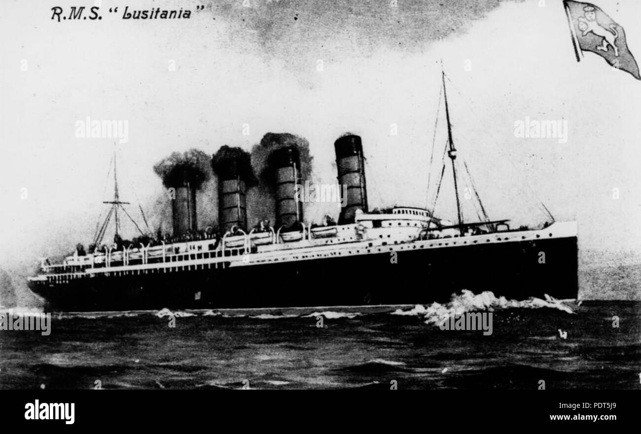 Lusitania ship hi-res stock photography and images - Alamy