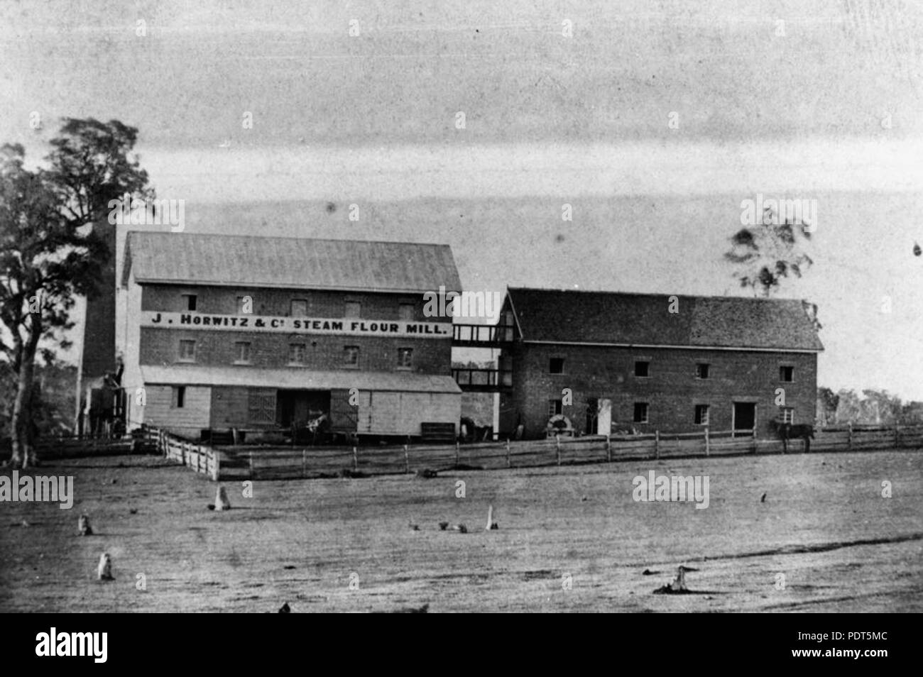 Steam mill for flour Black and White Stock Photos & Images - Alamy
