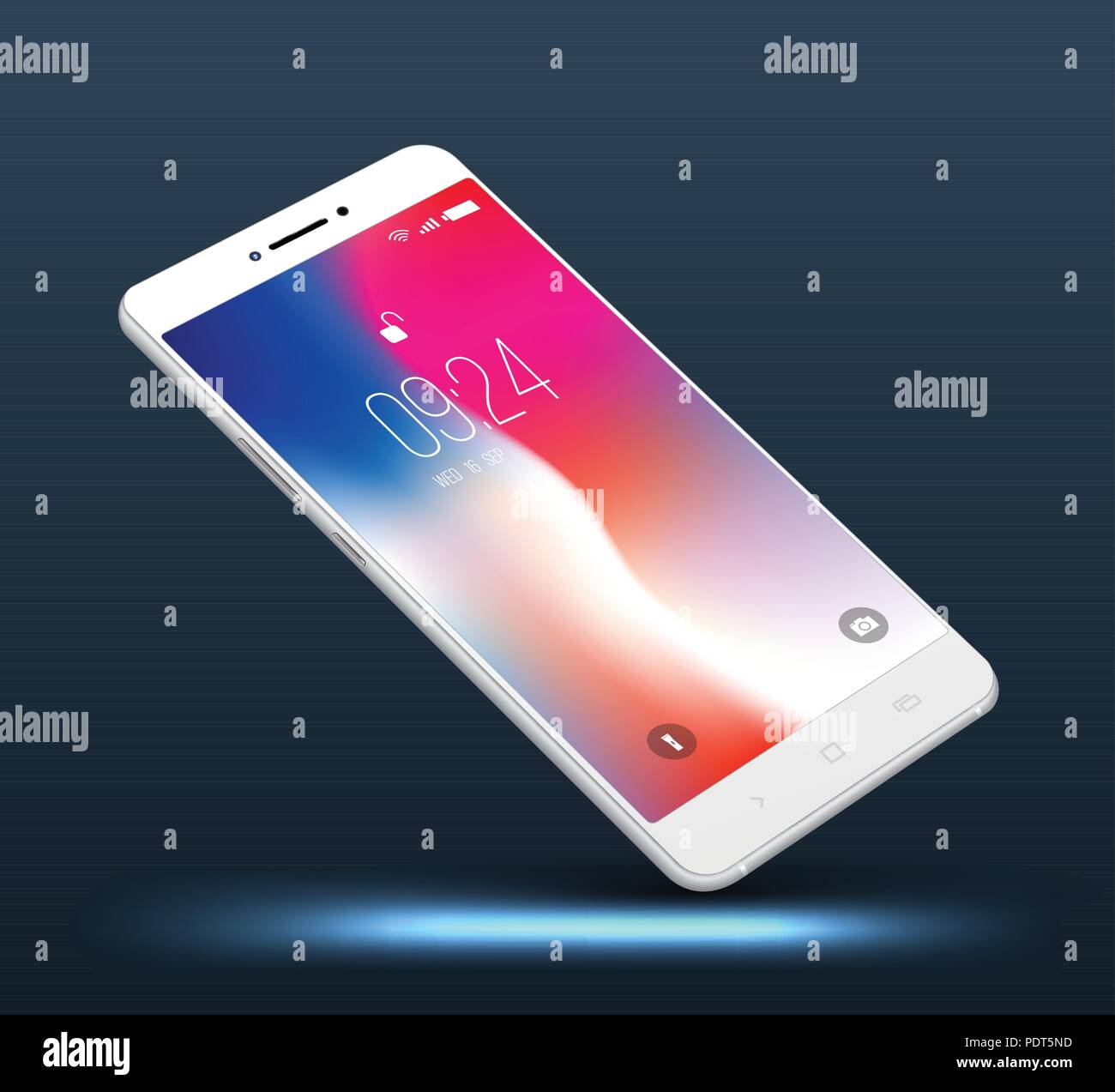 High detailed Realistic smartphone. Vector illustration Stock Vector ...